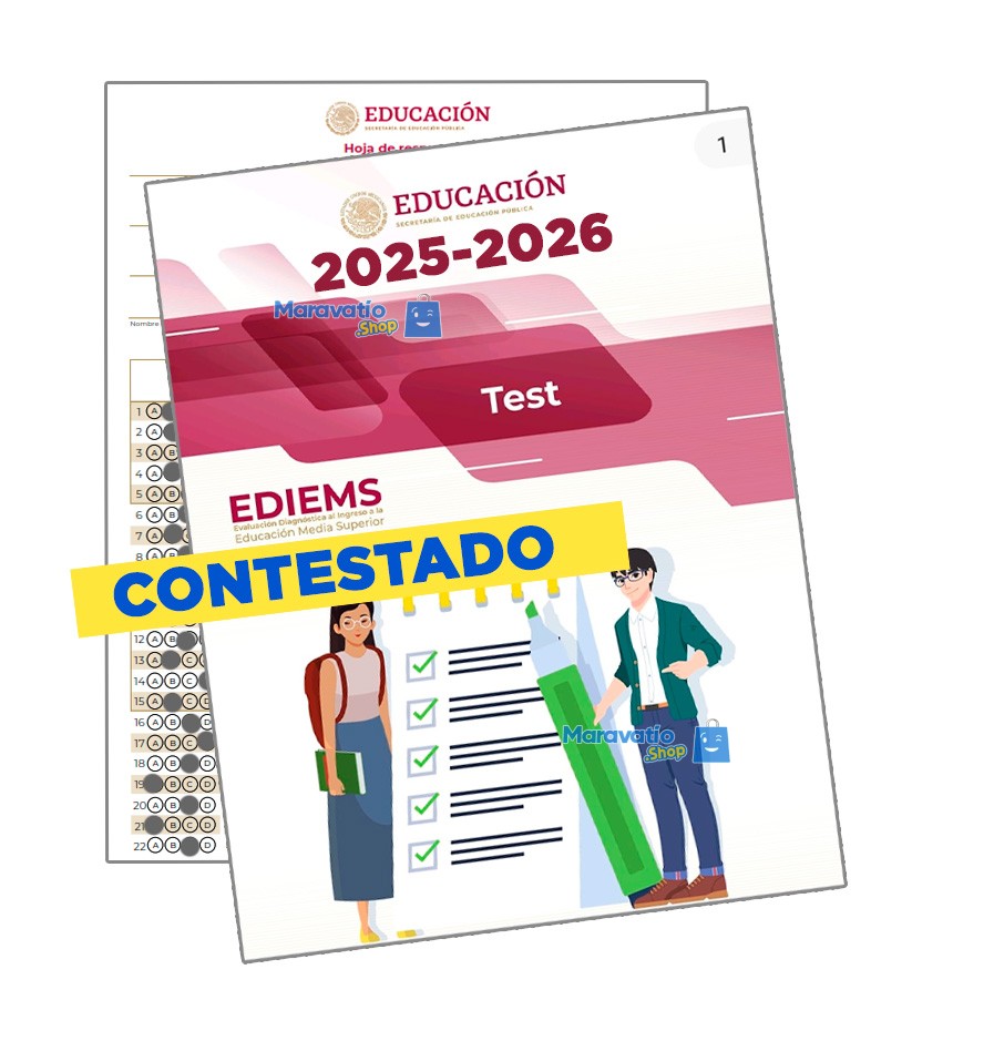 Examen de Nuevo Ingreso 2025 2026 | DGETI, DGB, COLBACH, CECYTE, CONALEP (EDIEMS )
